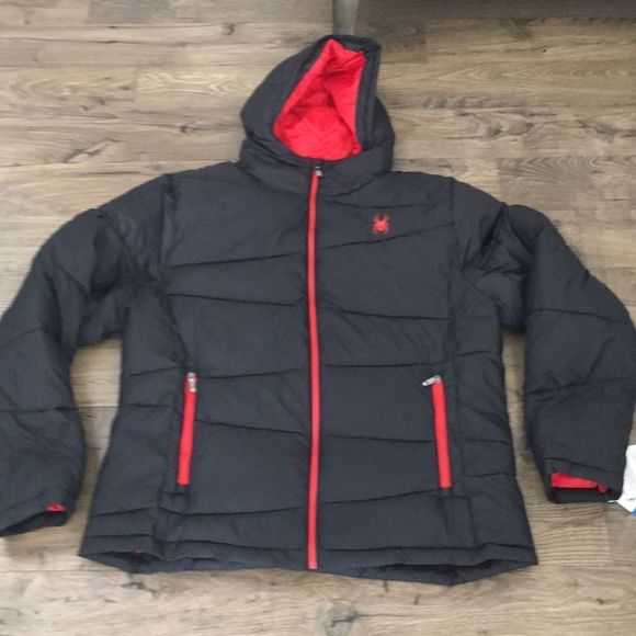 Spyder | Jackets & Coats | New Winter Spyder Xt Black Puffy Puffer ...